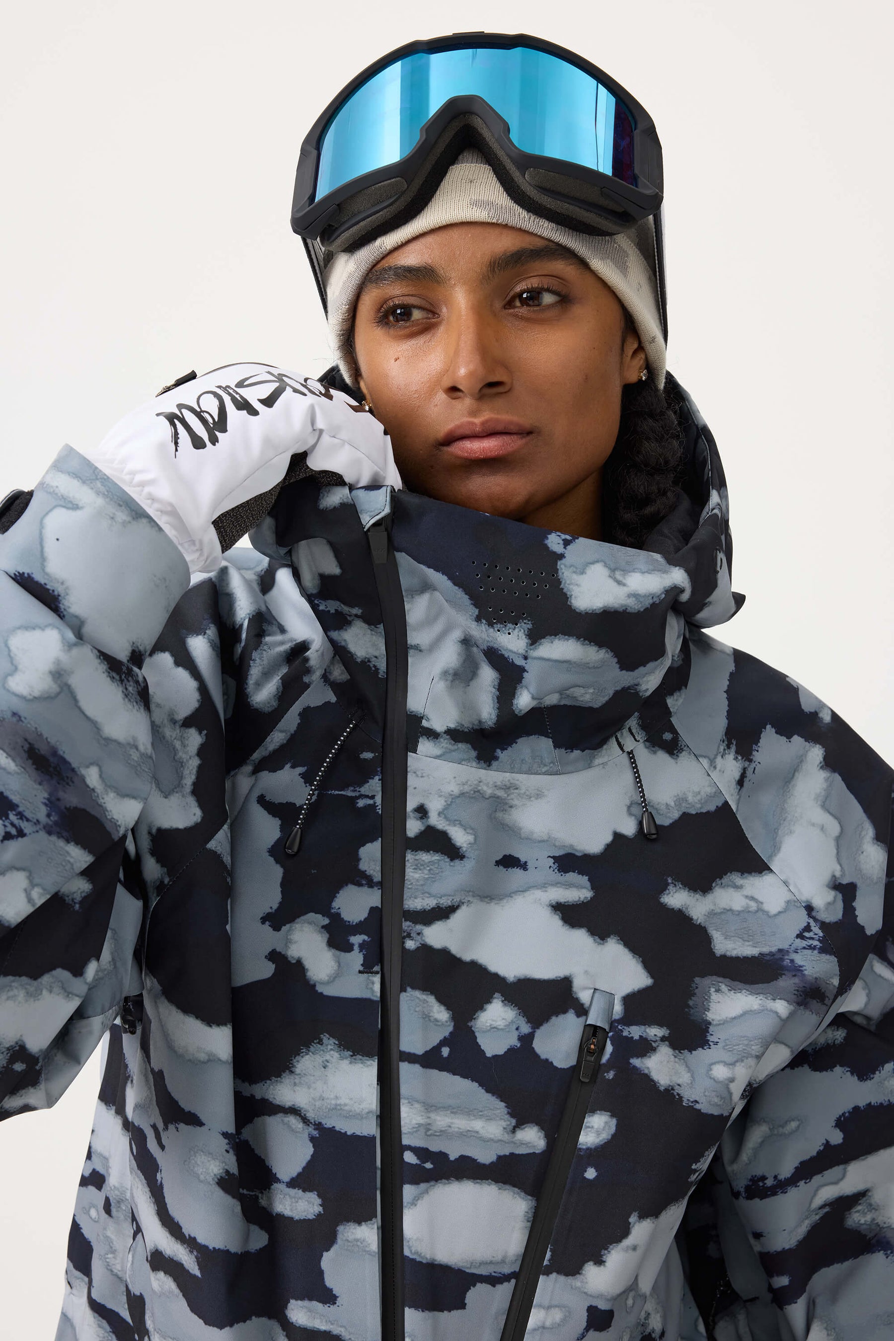 Women's Lavender Face Vented Multi-pocket Fully Waterproof Snow Jacket ...