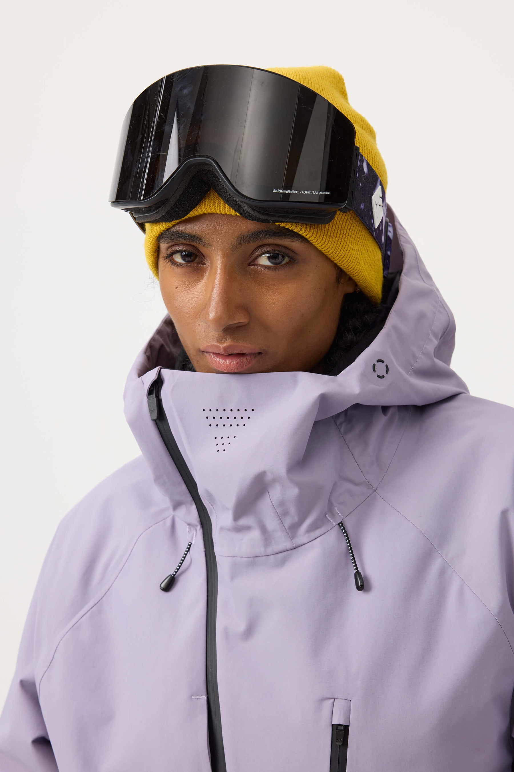 Women's Lavender Face Vented Multi-pocket Fully Waterproof Snow Jacket ...
