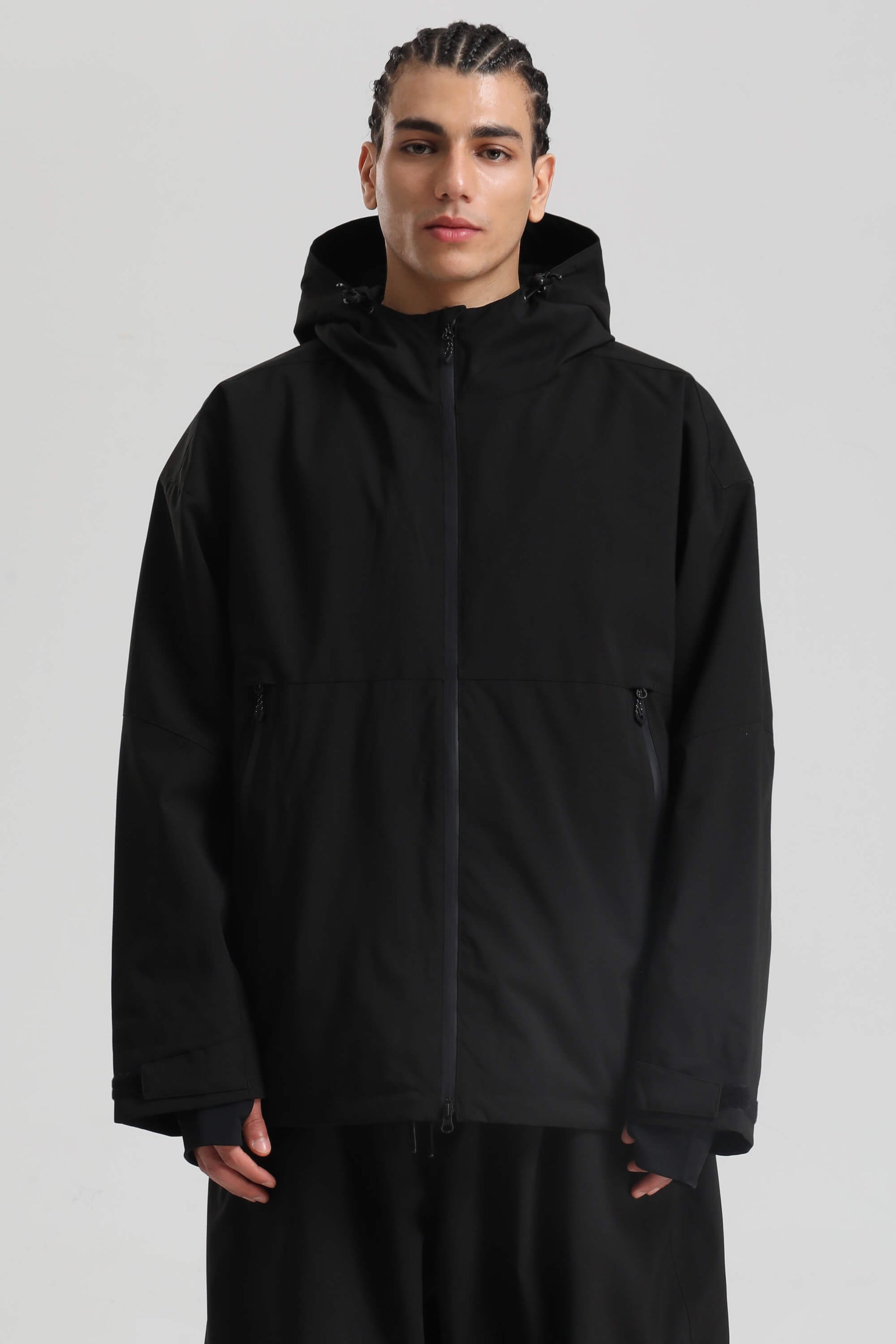 Men's Army Green Fully Sealed Dual-Vent Minimalist Insulated Snow Jack ...