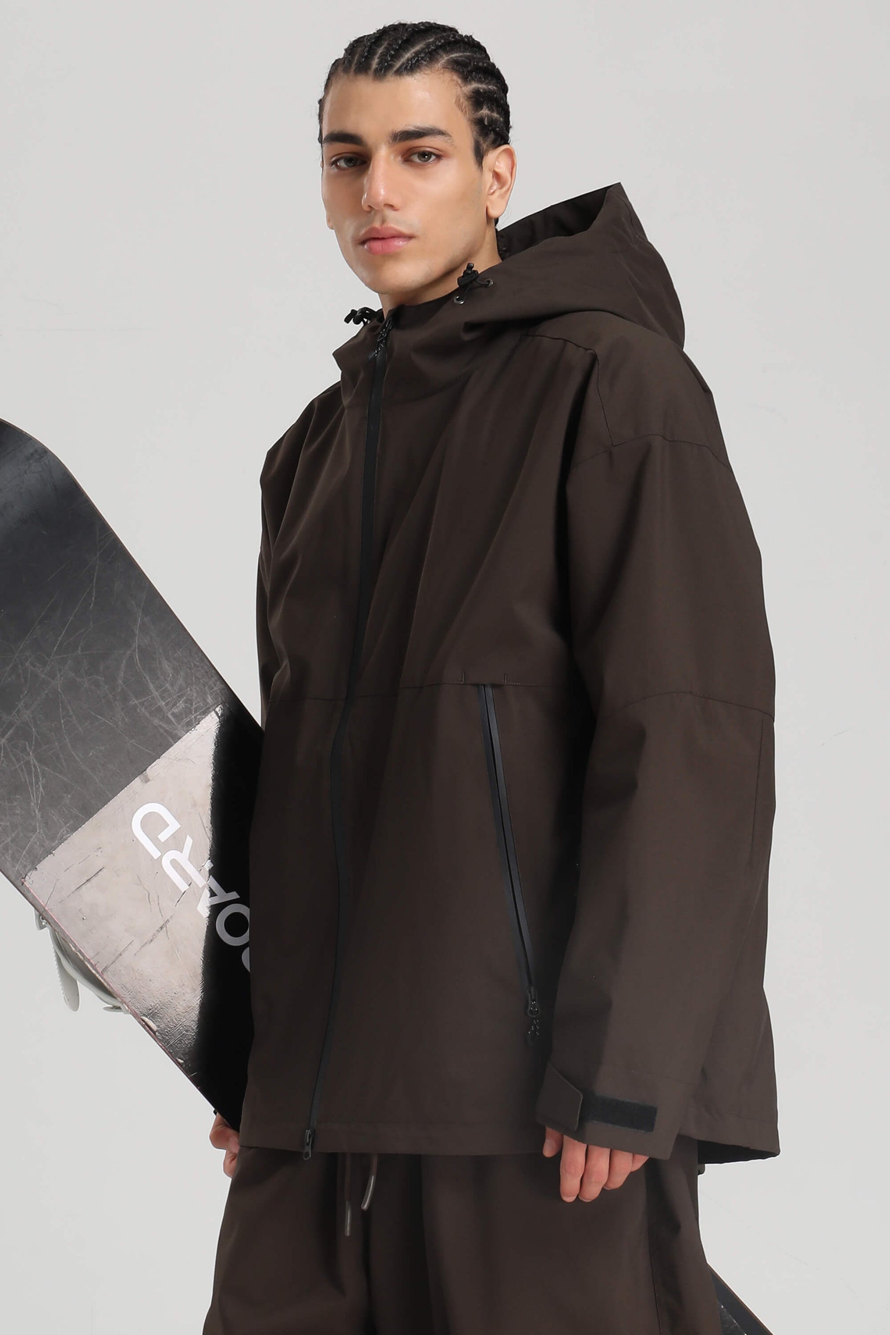 Men's Army Green Fully Sealed Dual-Vent Minimalist Insulated Snow Jack ...