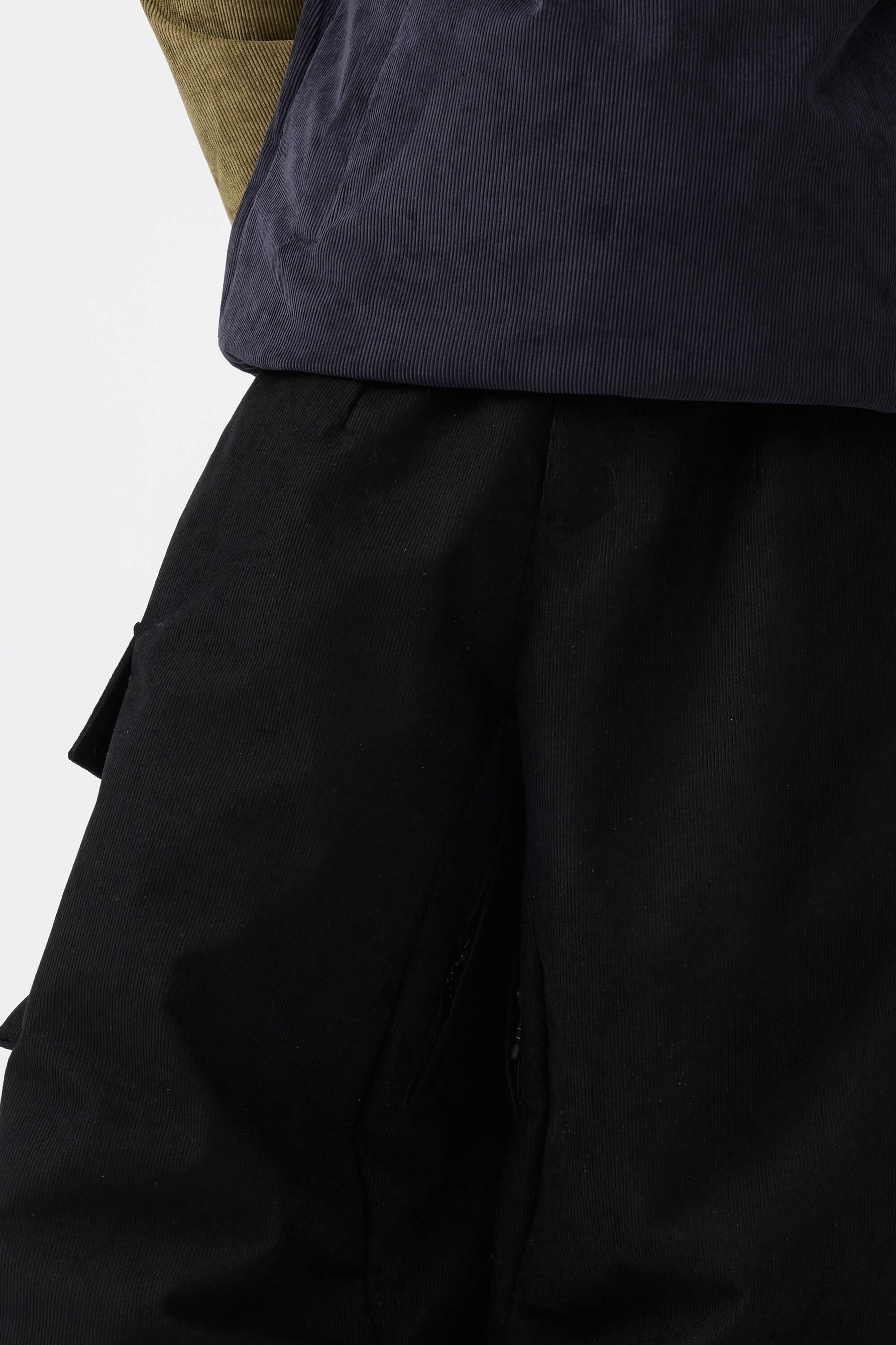 Men's Black Baggy Structured Soft Corduroy Snow Pants – GSou Snow