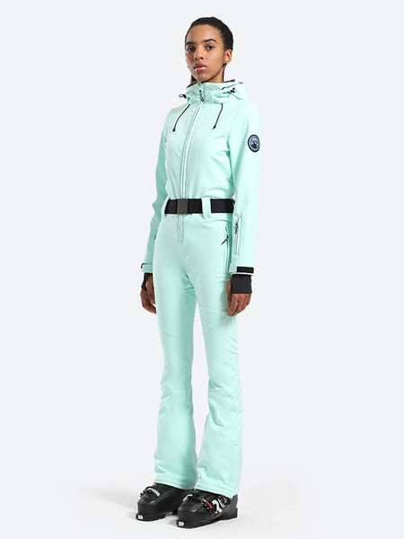 Gsou Snow Women's Classic One Piece Ski Suit With Hood